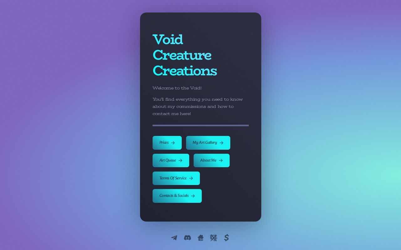 Void Creature Creations